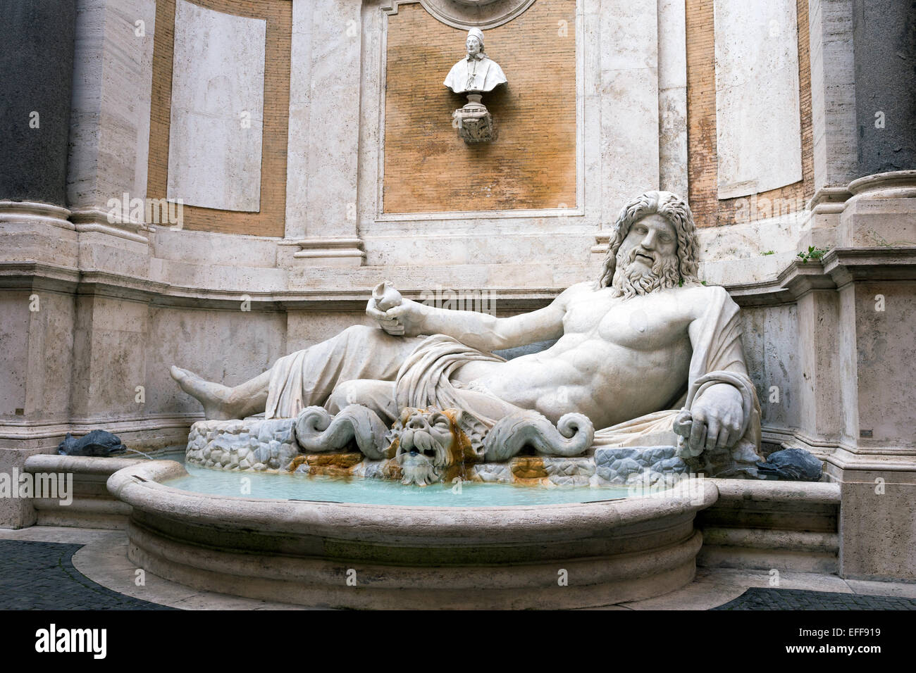 Colossal statue restored as Oceanus: “Marforio”, Palazzo dei ...