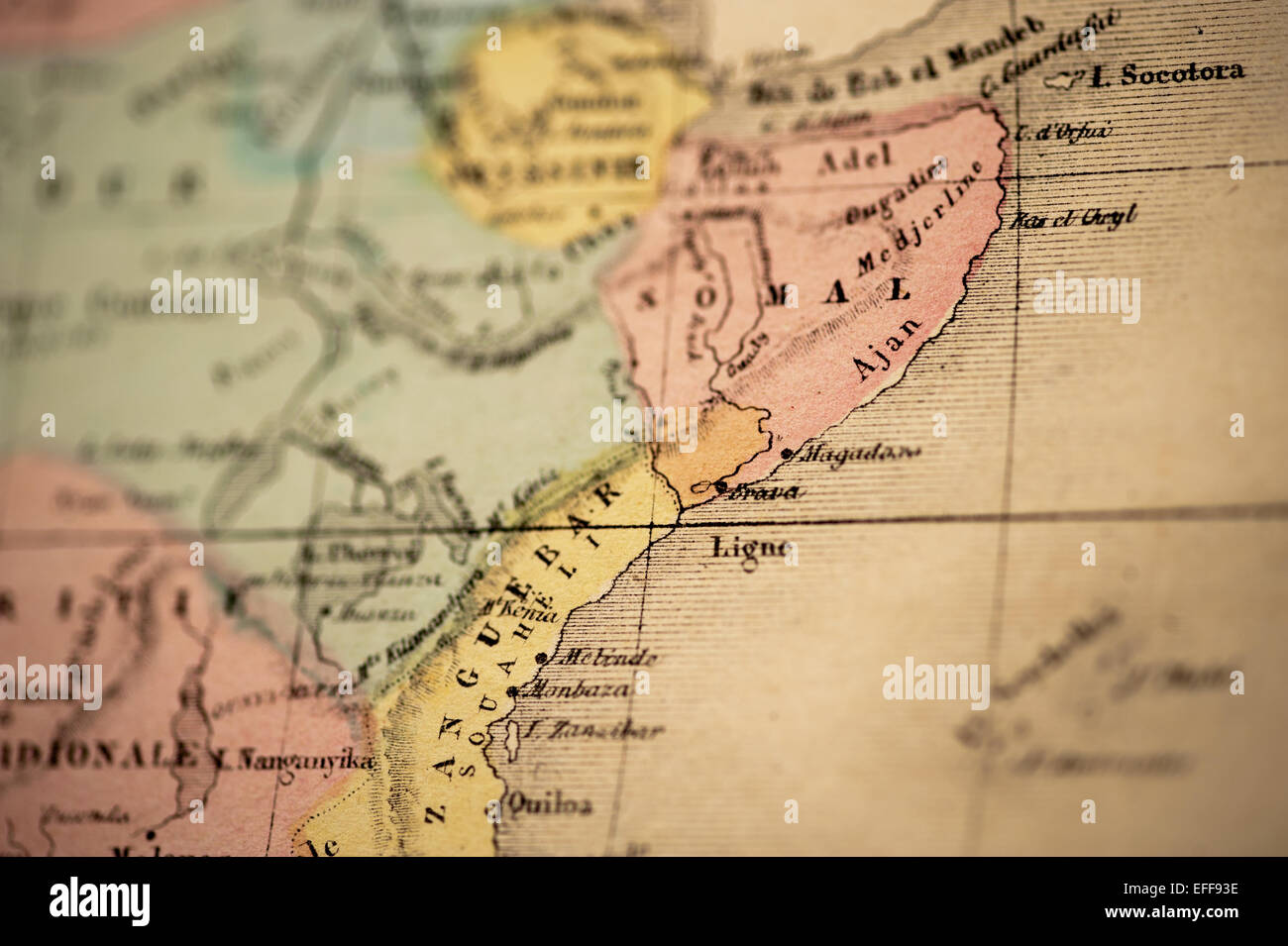 Atlas Classique published in 1869 - antique map Stock Photo - Alamy