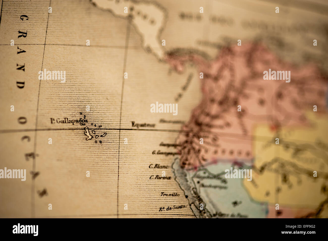 Atlas Classique published in 1869 - antique map Stock Photo - Alamy