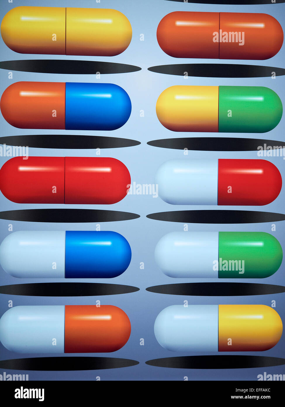 Capsules vertical hi-res stock photography and images - Alamy