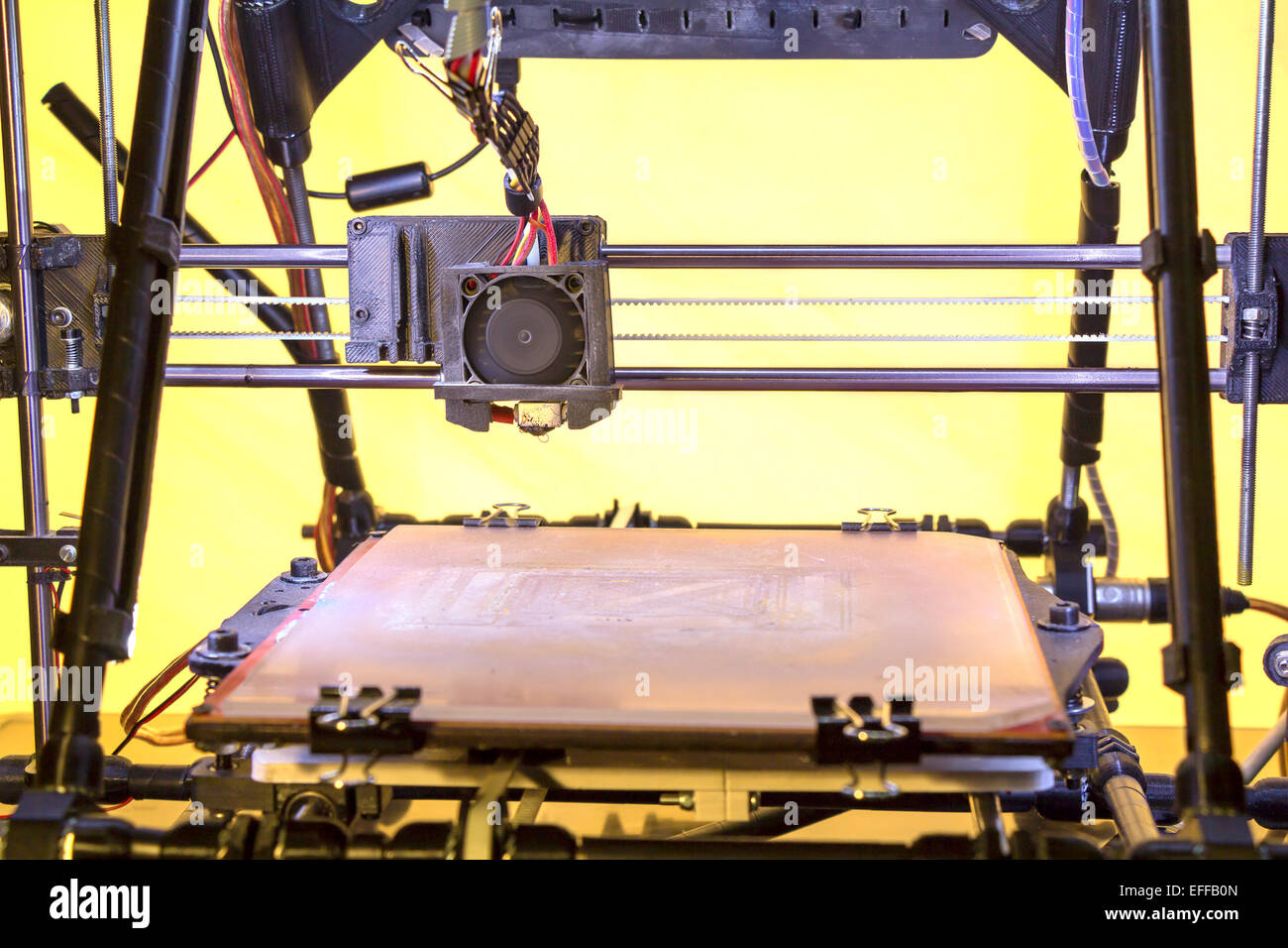 Three dimensional printer, Printing with Plastic Wire Stock Photo - Alamy