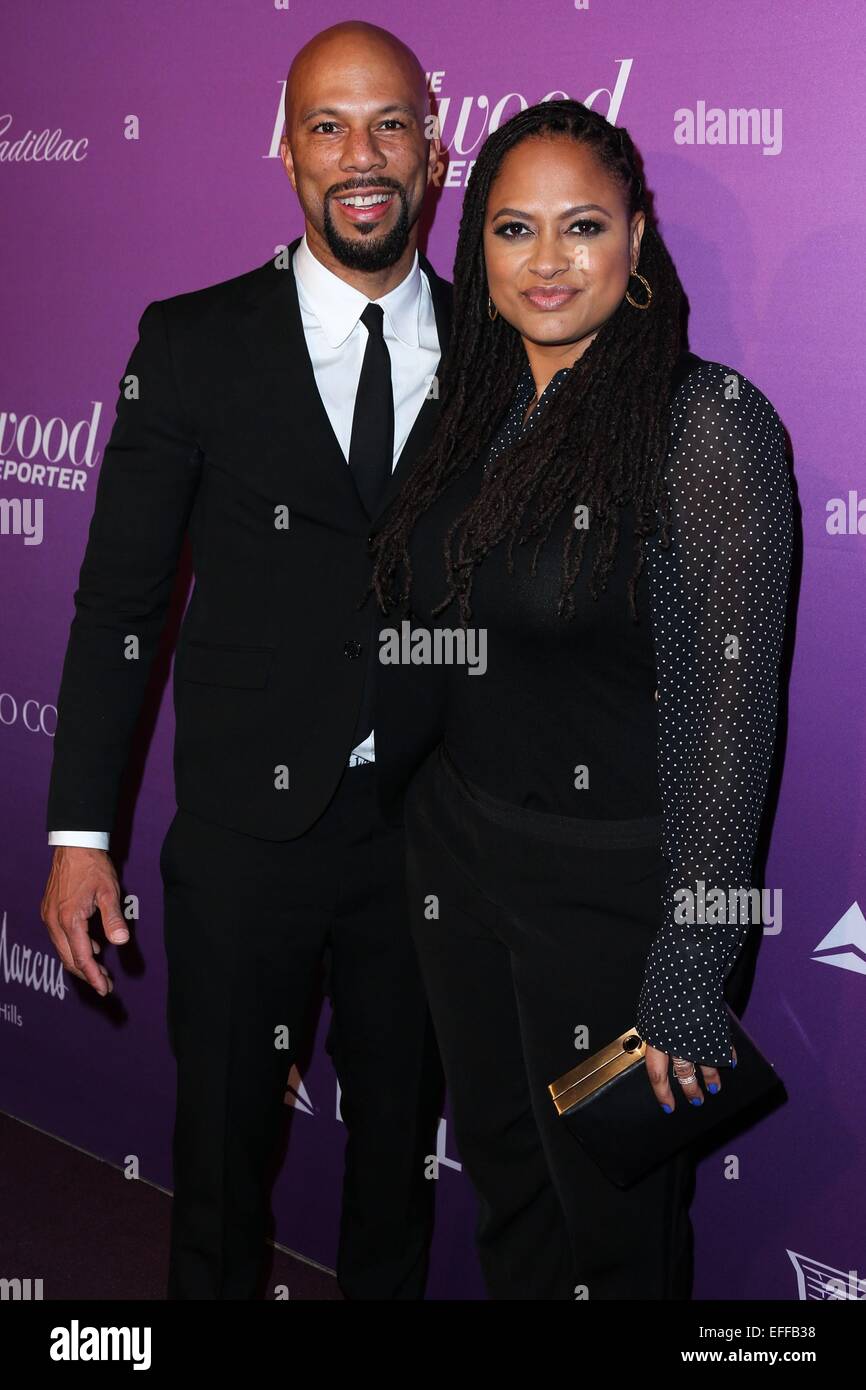 Los Angeles, California, USA. 2nd Feb, 2015. Common, Ava DuVernay at ...