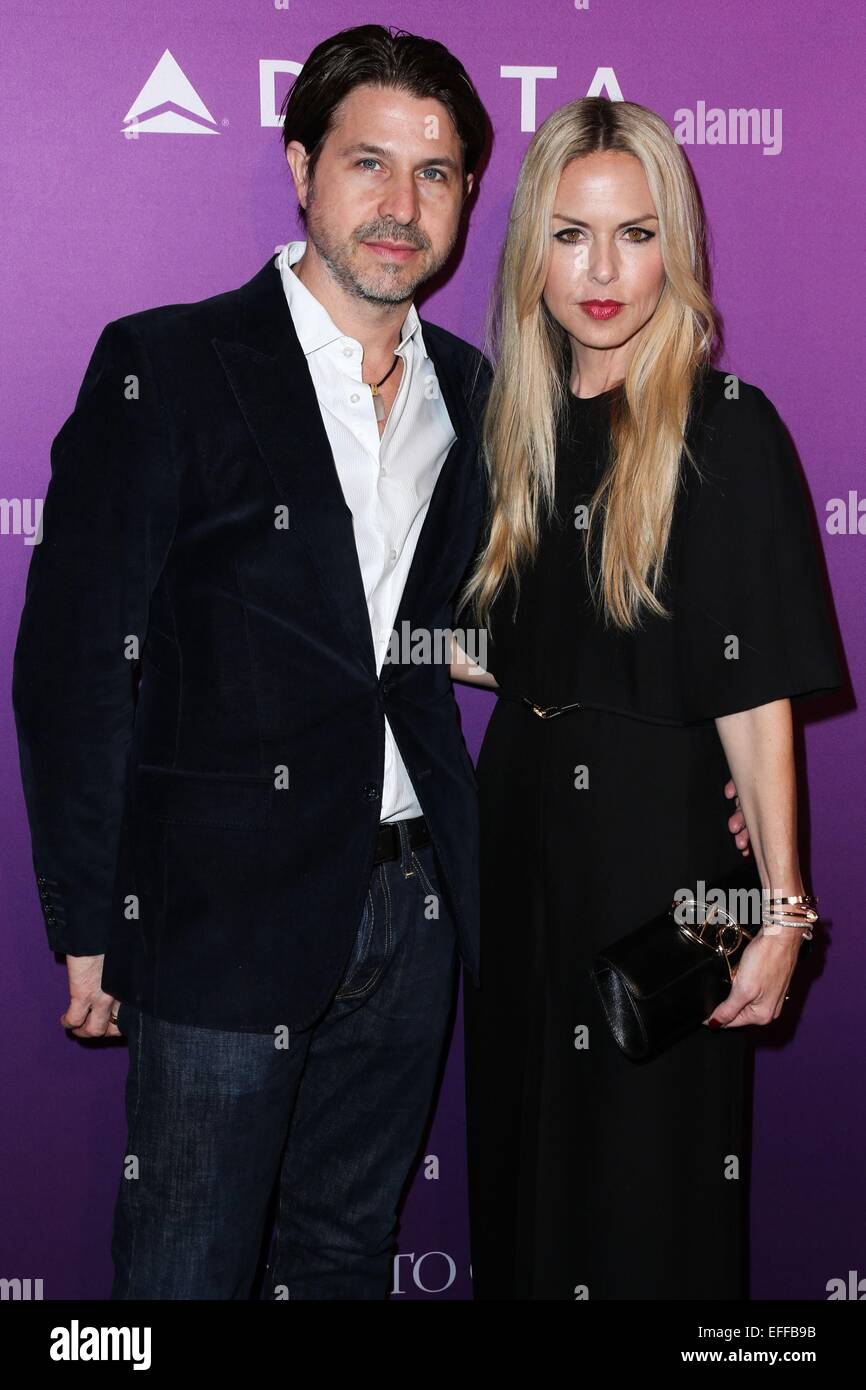 Los Angeles, California, USA. 2nd Feb, 2015. Rodger Berman, Rachel Zoe ...