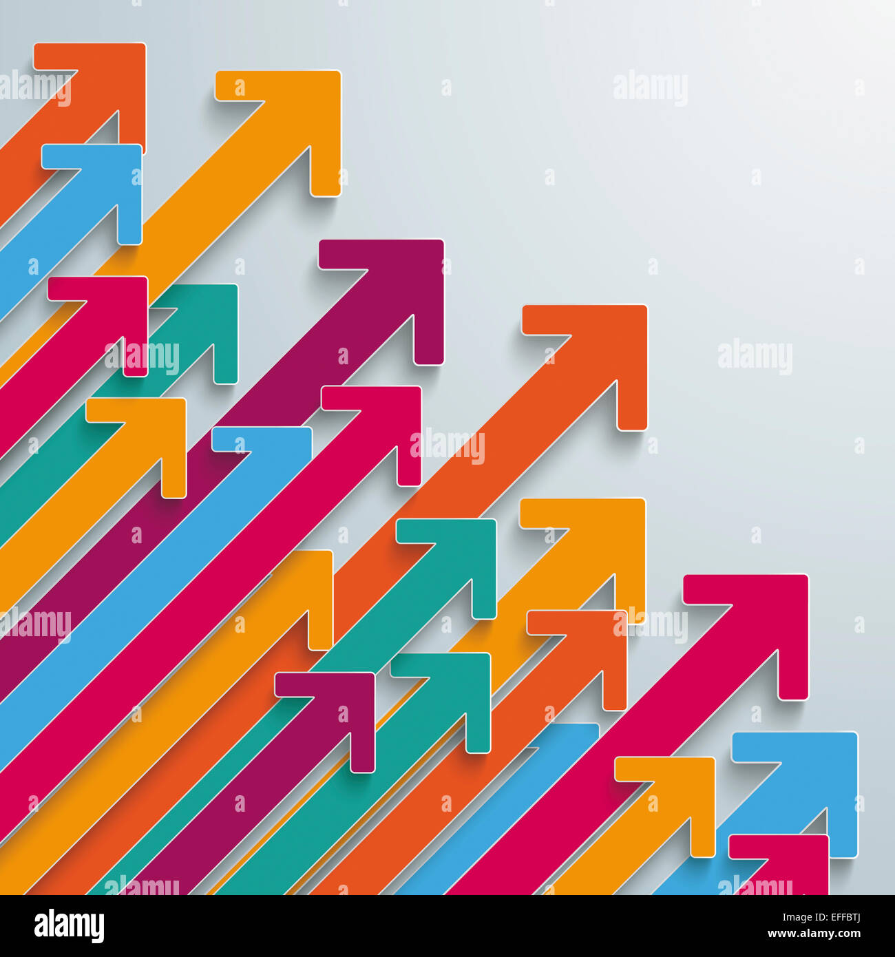 Colorful arrows, vector graphics Stock Photo - Alamy