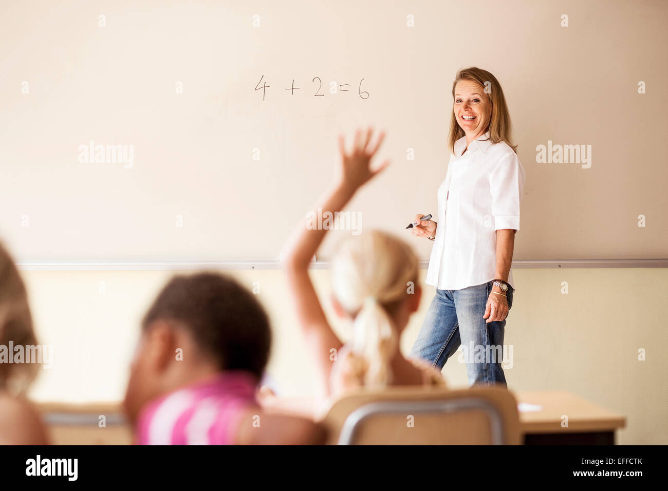 Children school mathematics hi-res stock photography and images - Alamy