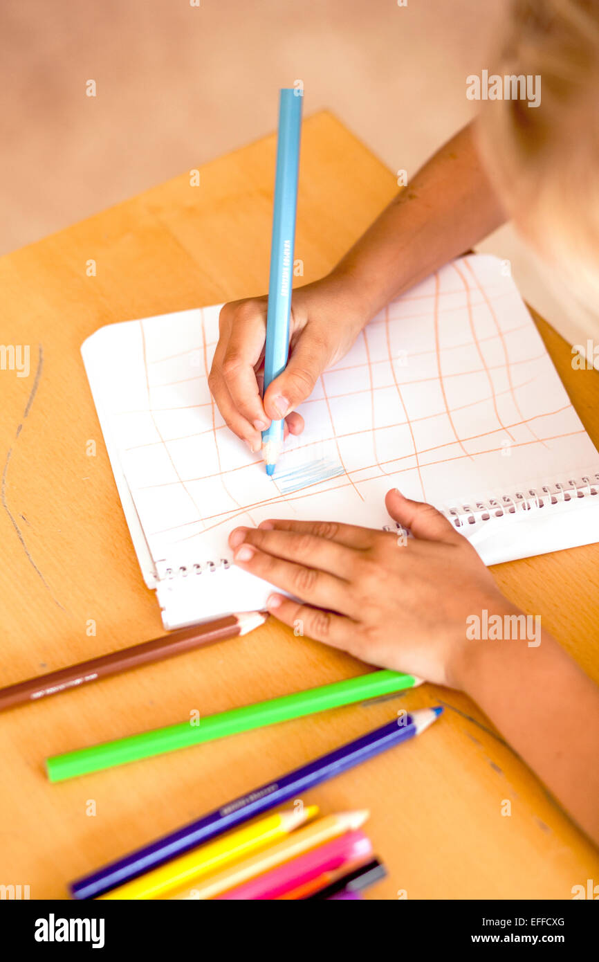 Drawing colored hi-res stock photography and images - Alamy