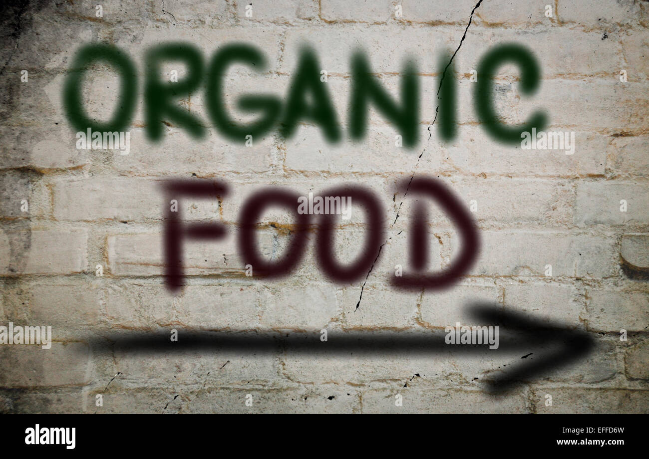 Organic Food Concept Stock Photo - Alamy