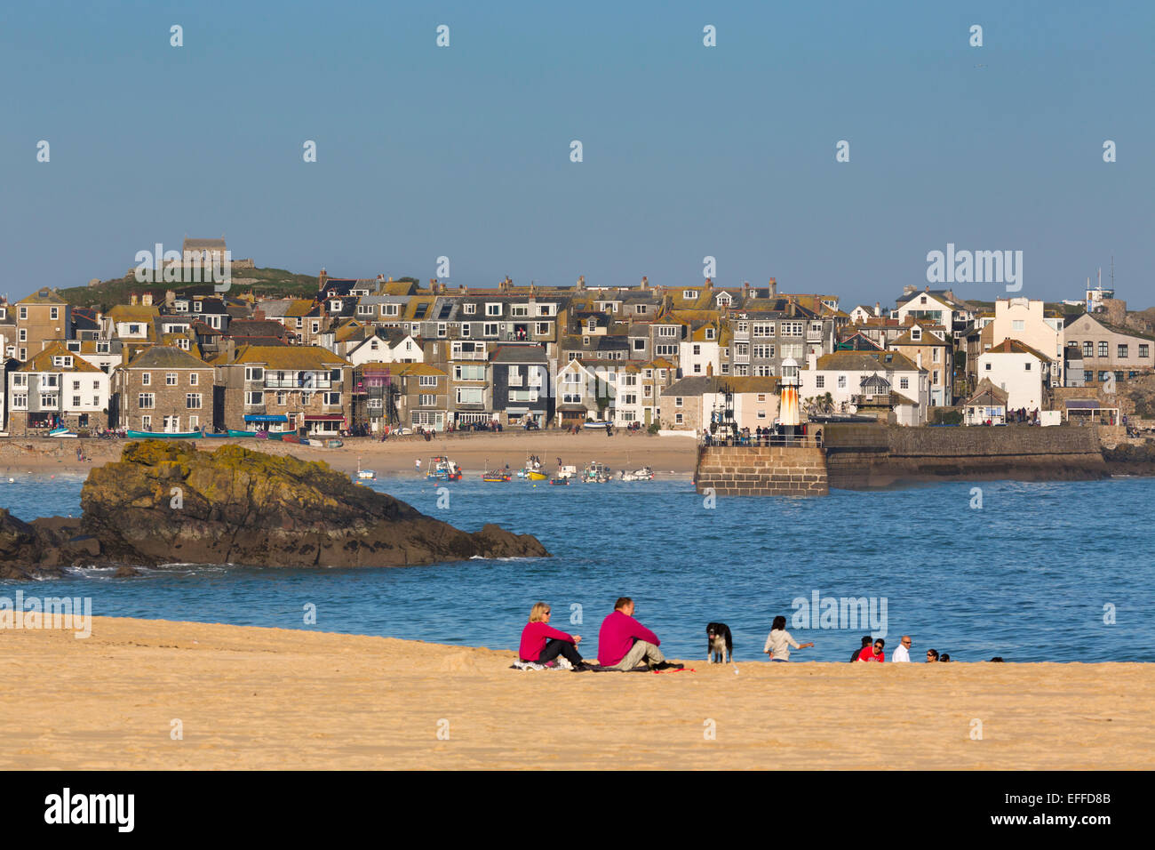 St Ives Porthminster Beach Cornwall; UK Stock Photo - Alamy