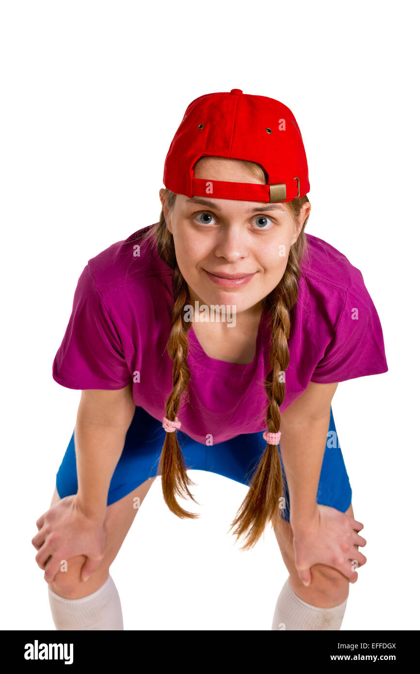 Cap shirt girl hi-res stock photography and images - Alamy
