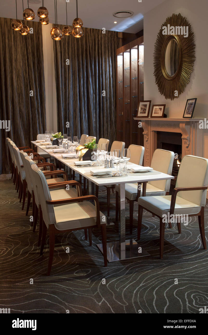 Private Dining Room at Sixty One Restaurant London Stock Photo - Alamy