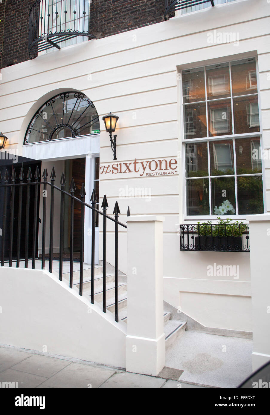 Sixty One Restaurant London Stock Photo - Alamy