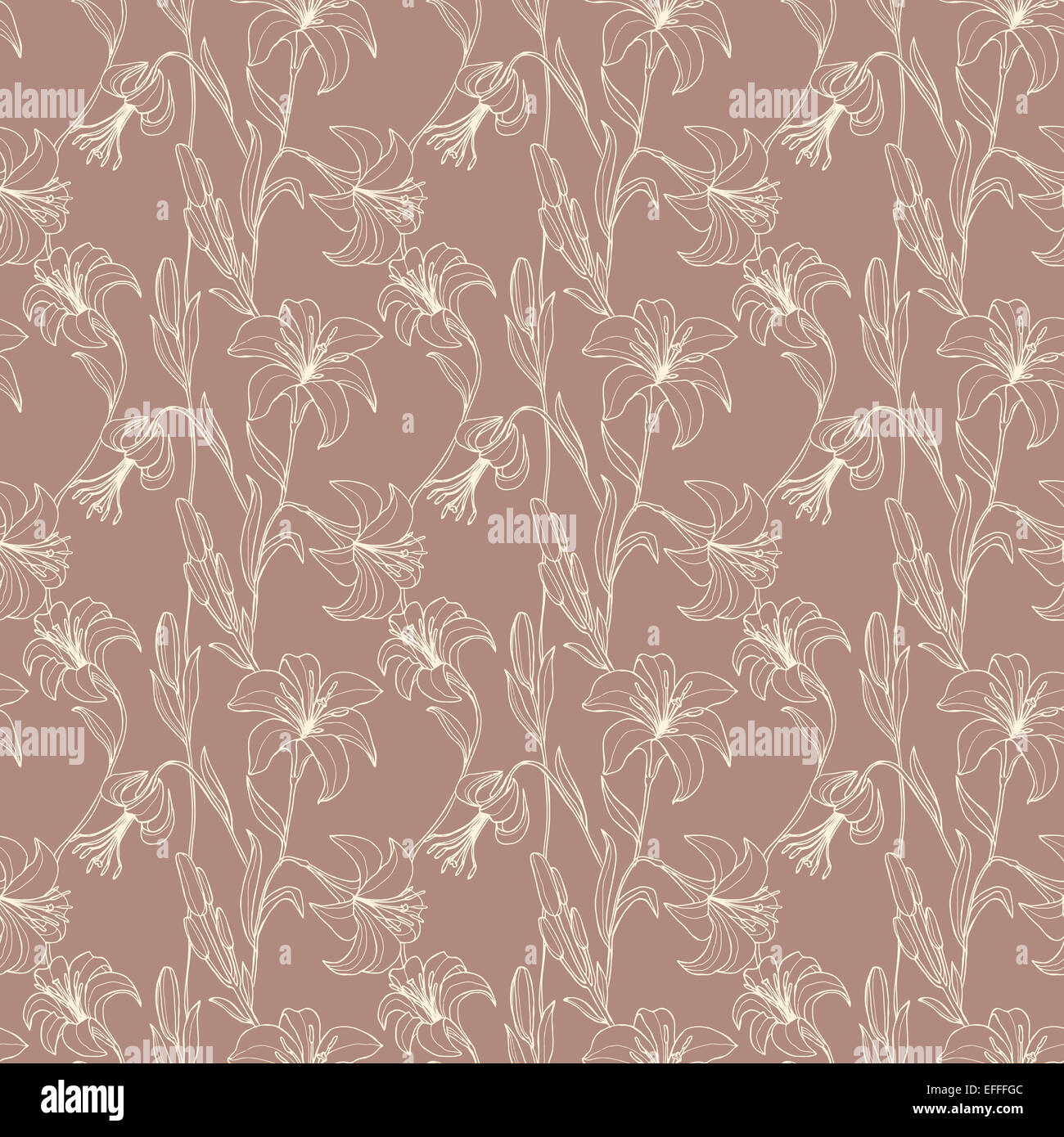 Seamless floral pattern with flowers Stock Photo - Alamy