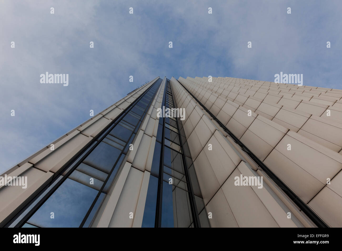 Germany, Saxony, Chemnitz, High-rise building, low angle view Stock ...