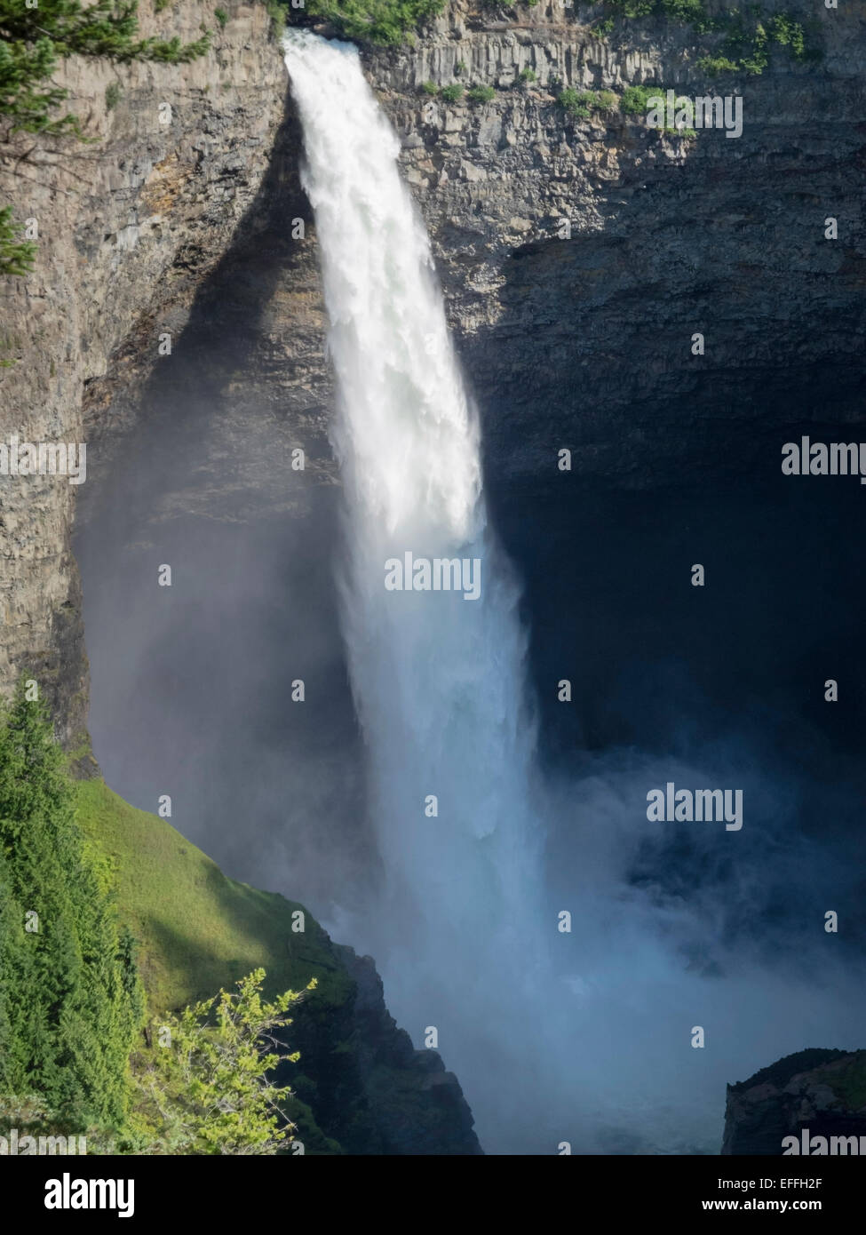 Canada, British Columbia, waterfall Stock Photo - Alamy