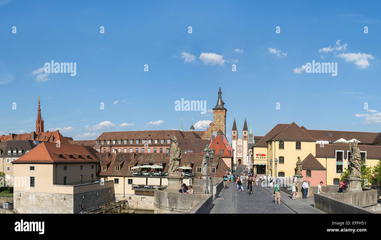 Germany, Bavaria, Wuerzburg, Old Main Bridge Stock Photo - Alamy
