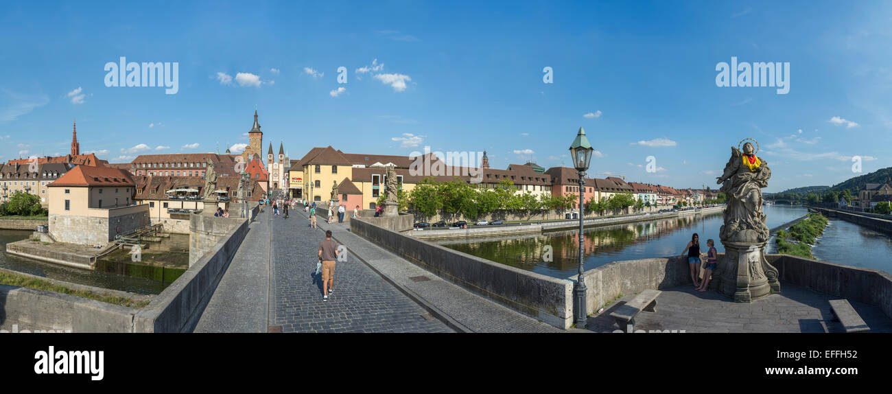 Germany, Bavaria, Wuerzburg, Old Main Bridge Stock Photo - Alamy