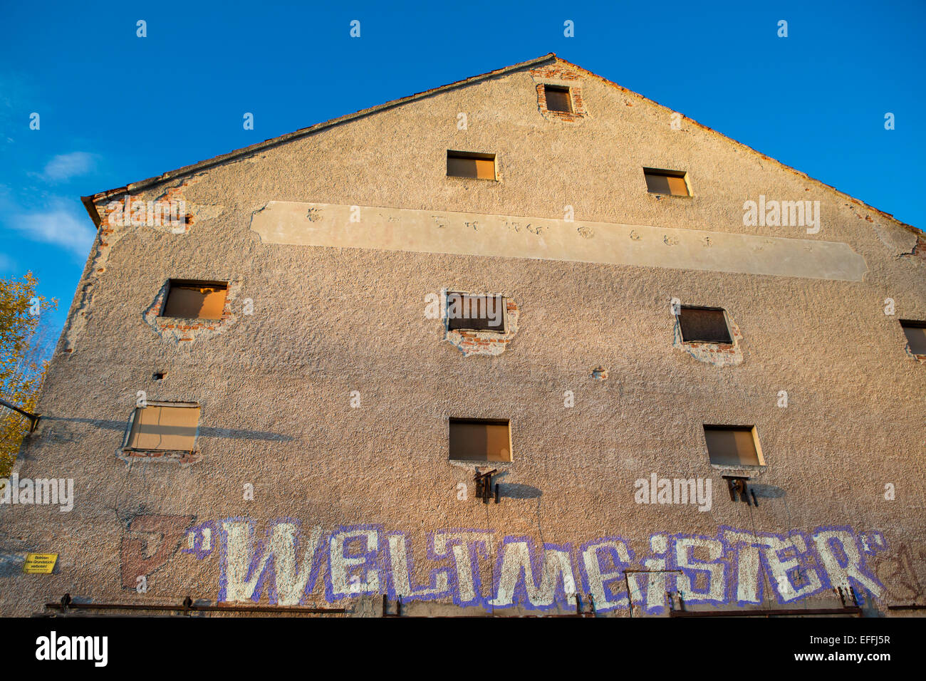 Germany, writing at house front Stock Photo - Alamy