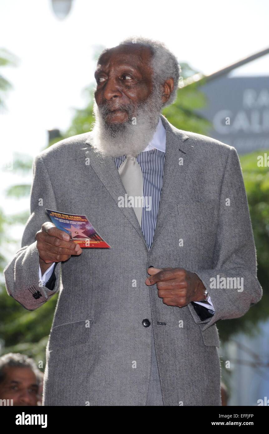 Hollywood, California, USA. 2nd Feb, 2015. Dick Gregory at the ...
