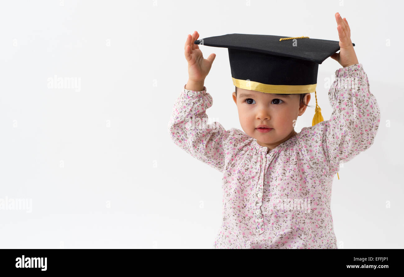 girl with graduation hat Stock Photo - Alamy