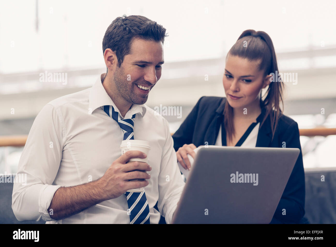 Business people meeting and sharing ideas Stock Photo - Alamy