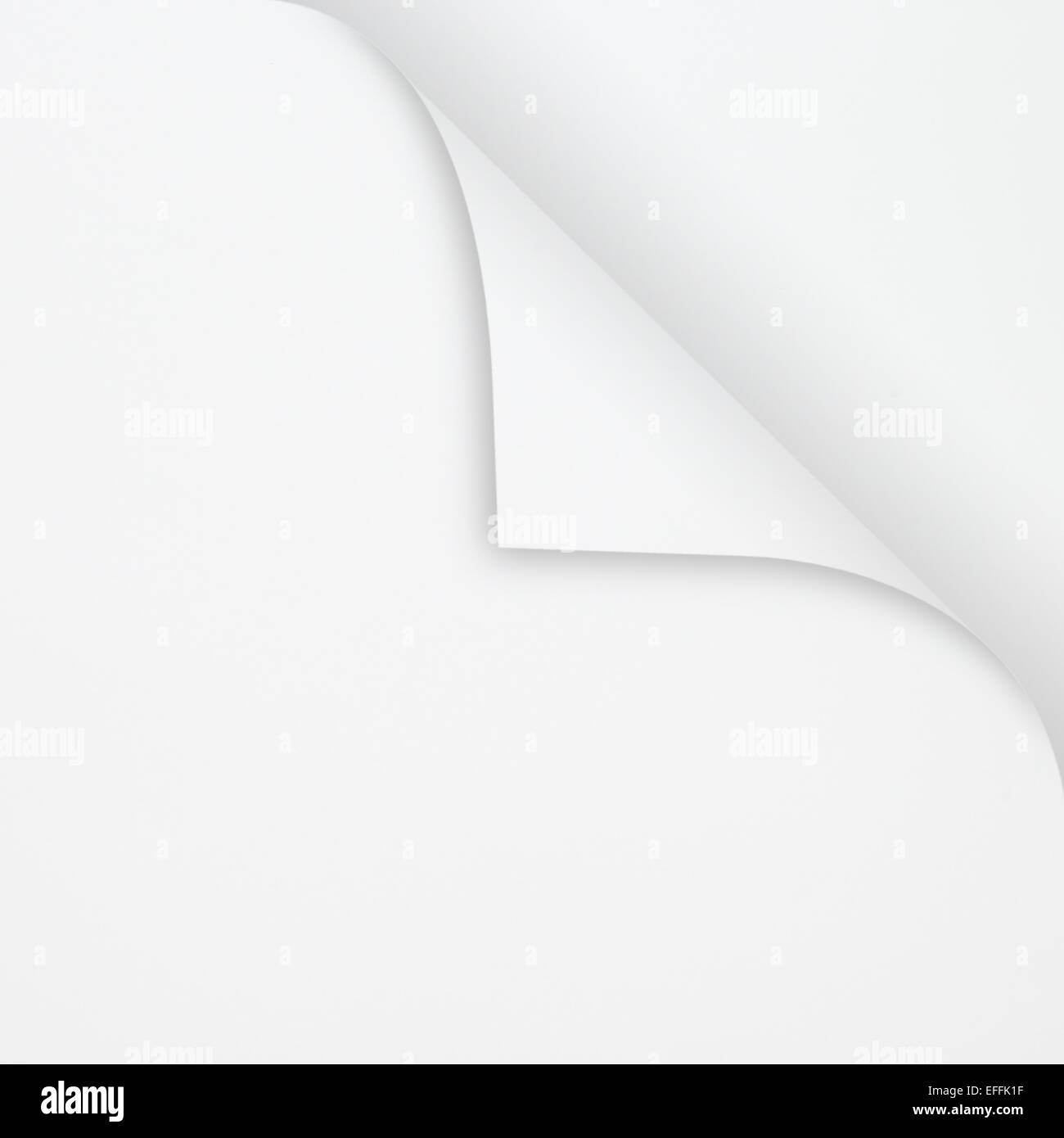 Page corner with copy space Stock Photo - Alamy