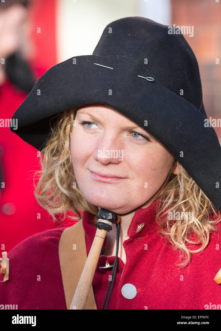 People dressed up as Roundheads and Cavaliers re-enacting the Battle of ...