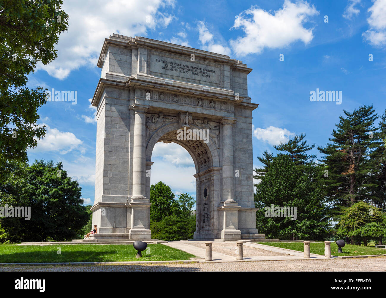 National Memorial Arch, Valley Forge National Historical Park, near ...