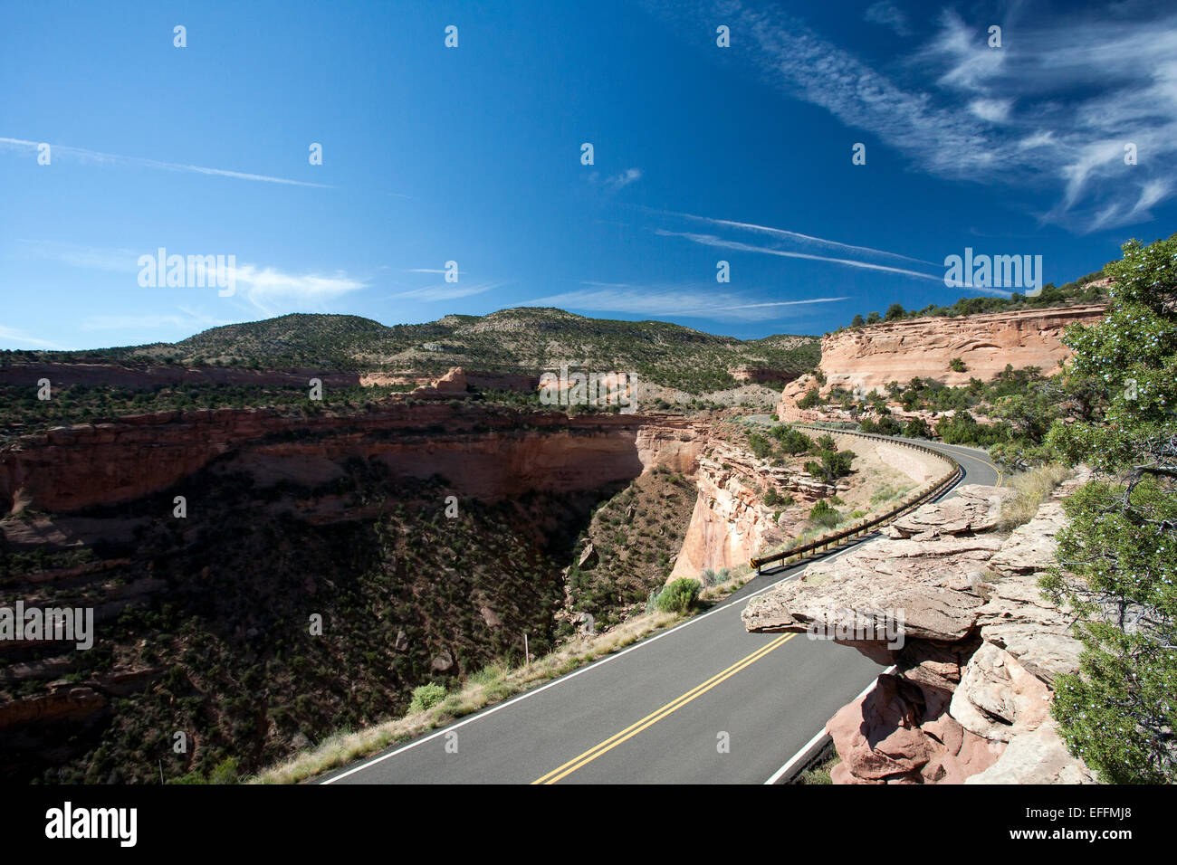 USA, Colorado, Colorado National Monument, Road Stock Photo - Alamy