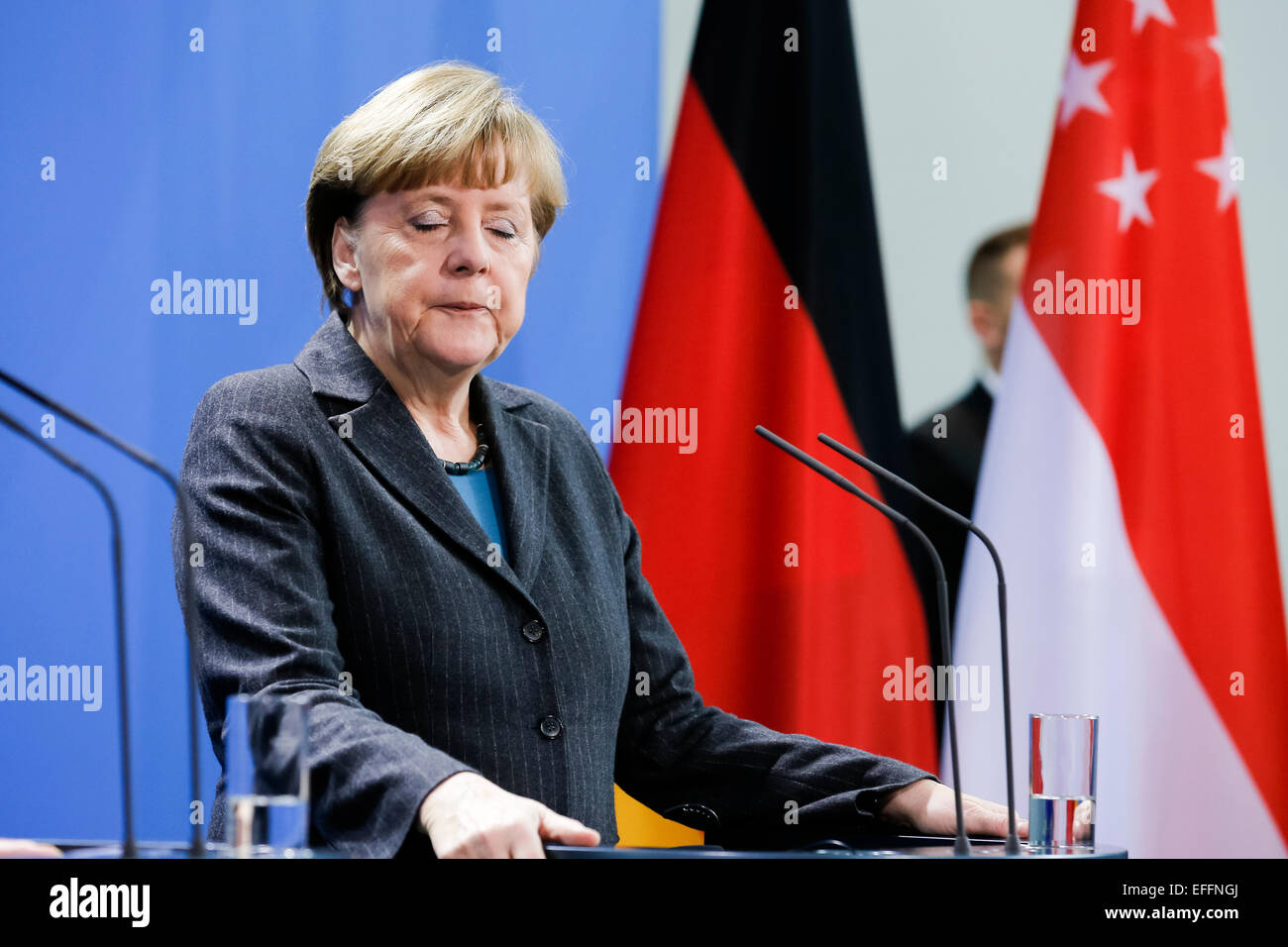 Berlin, Germany. 03rd Feb, 2015. Prime Minister of Singapore Lee Hsien ...