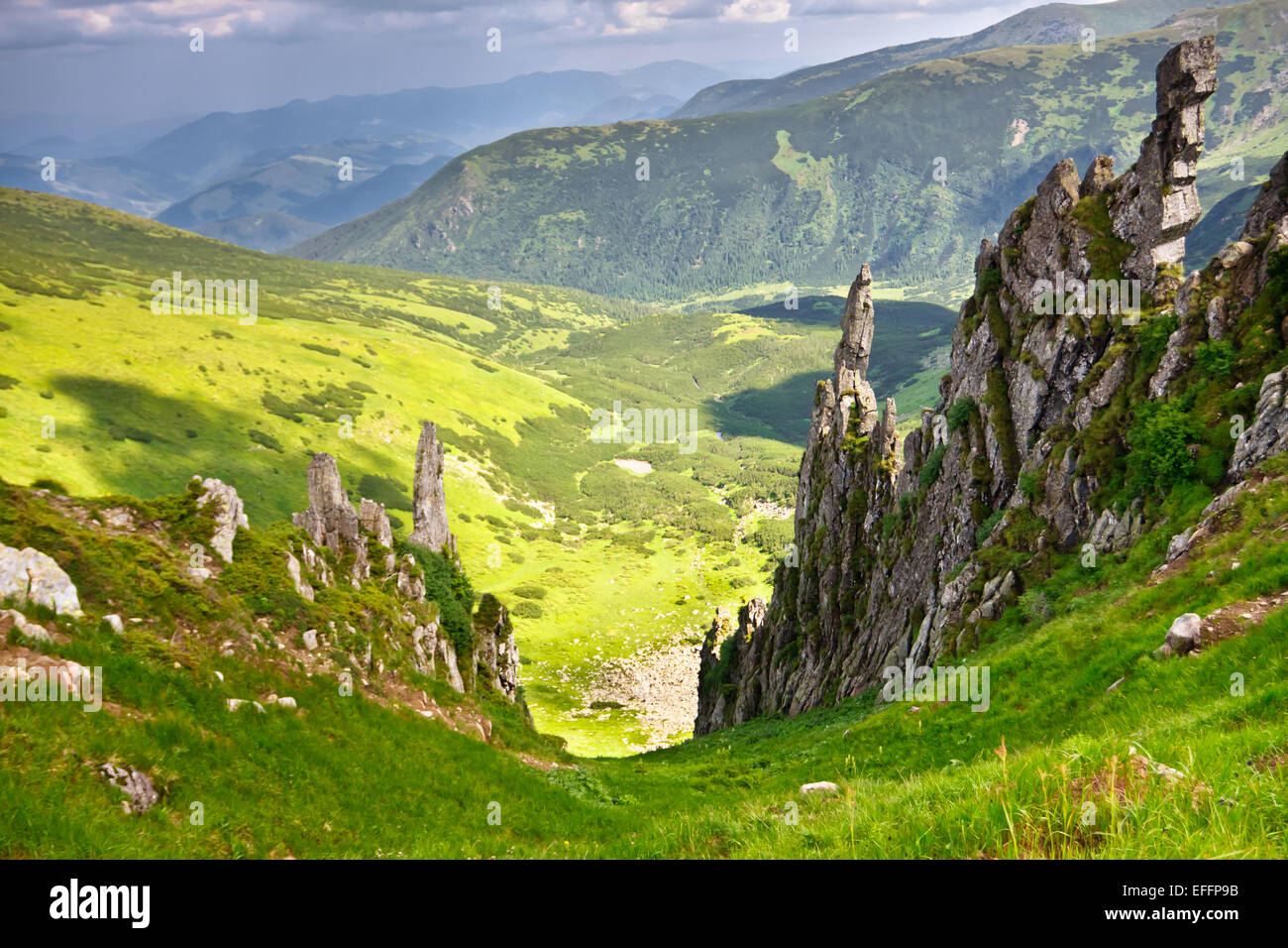 Beautiful mountains landscape Stock Photo - Alamy