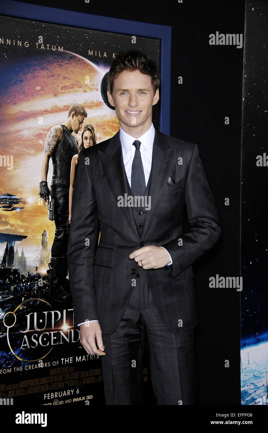 Los Angeles, California, USA. 2nd Feb, 2015. Eddie Redmayne at arrivals ...