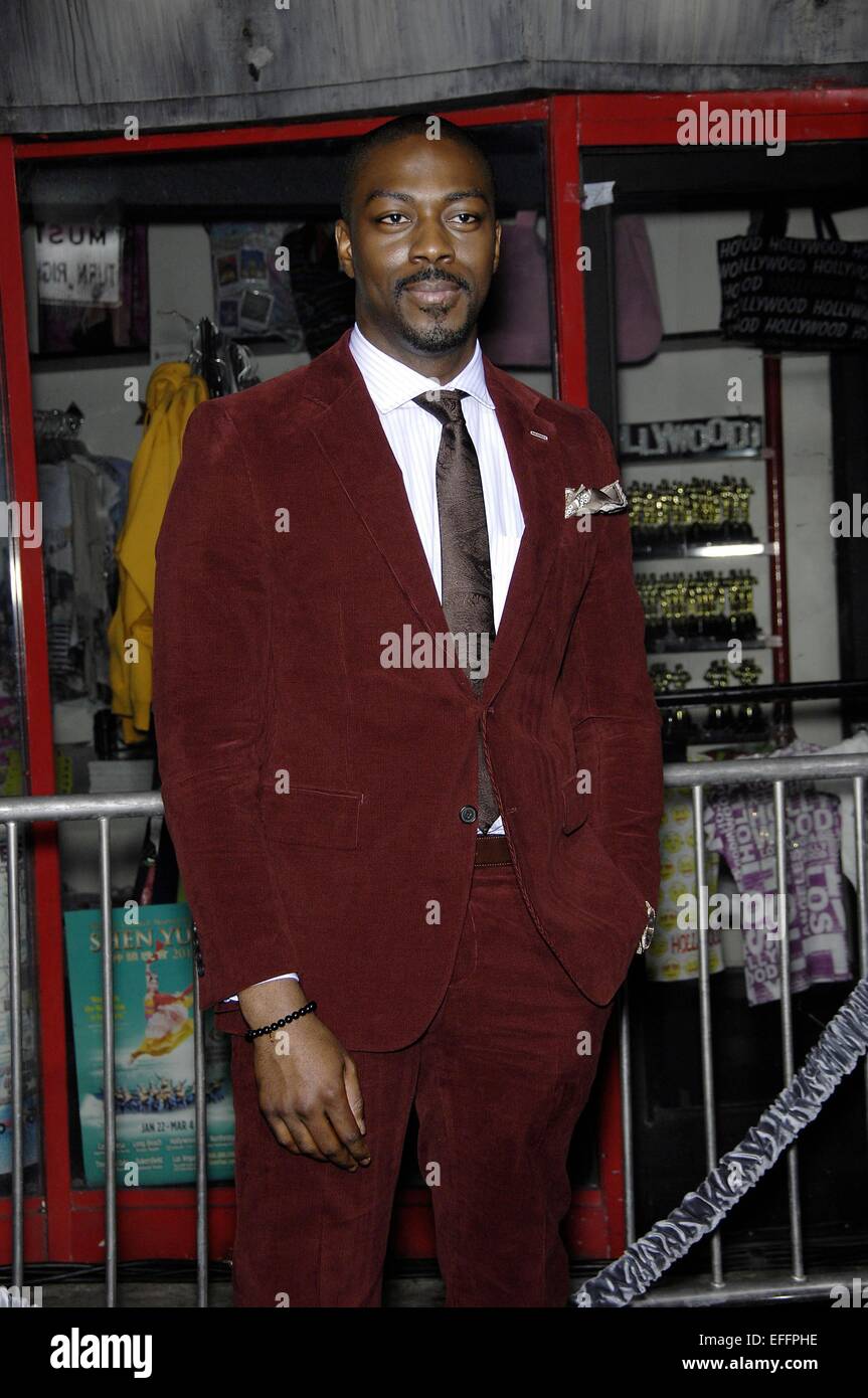 Los Angeles, California, USA. 2nd Feb, 2015. David Ajala at arrivals ...