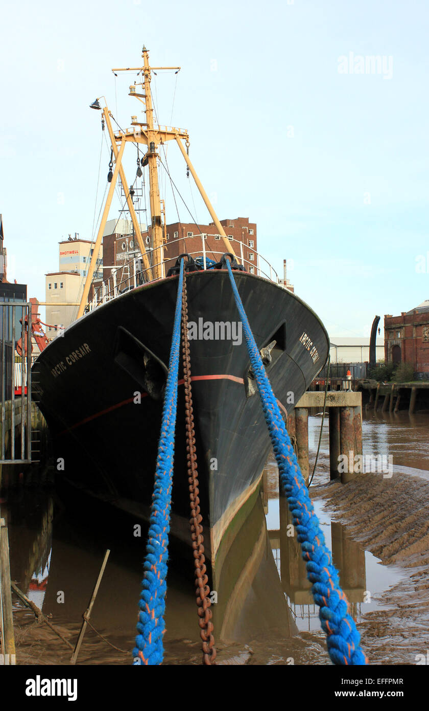 The Arctic Corsair Trawler moored in Hull Stock Photo - Alamy