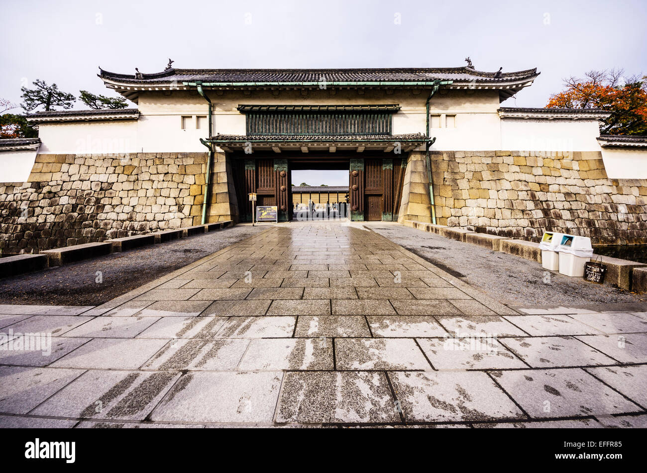 Japan, Kyoto, Nijo Castle, Entrance gate Stock Photo - Alamy