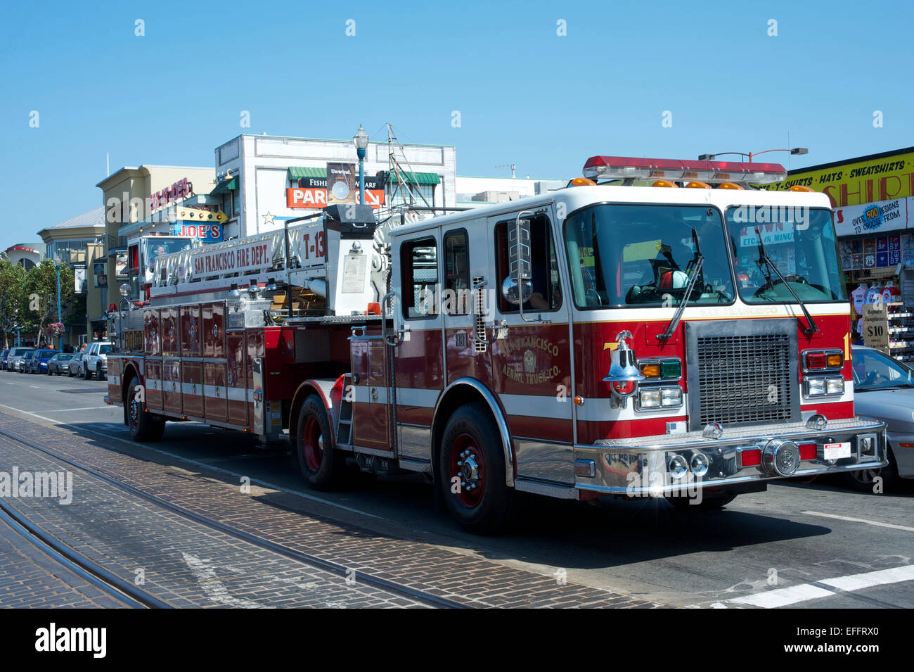 san francisco fire engine Stock Photo - Alamy