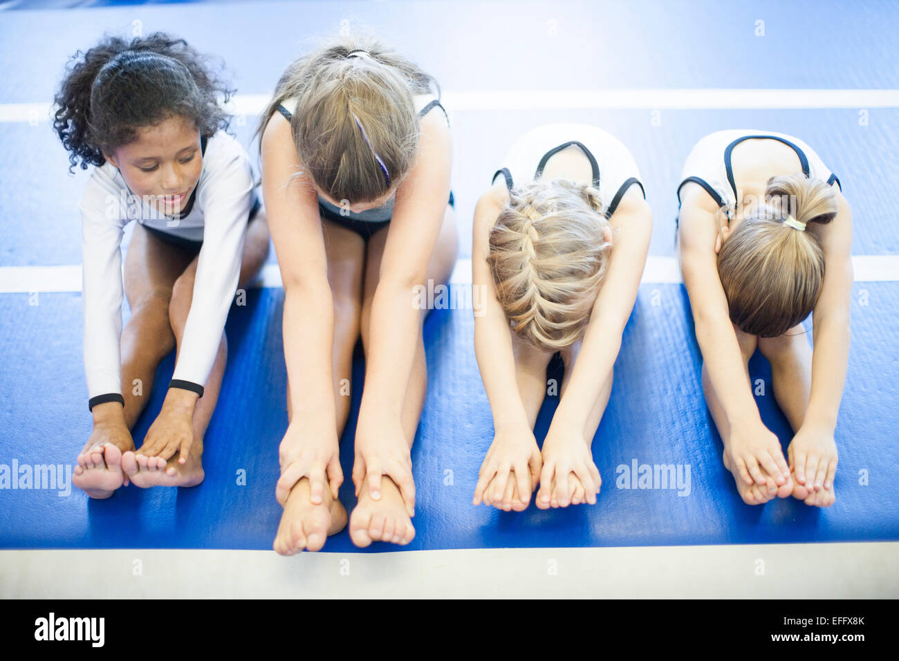 Group gymnastics girls hi-res stock photography and images - Alamy