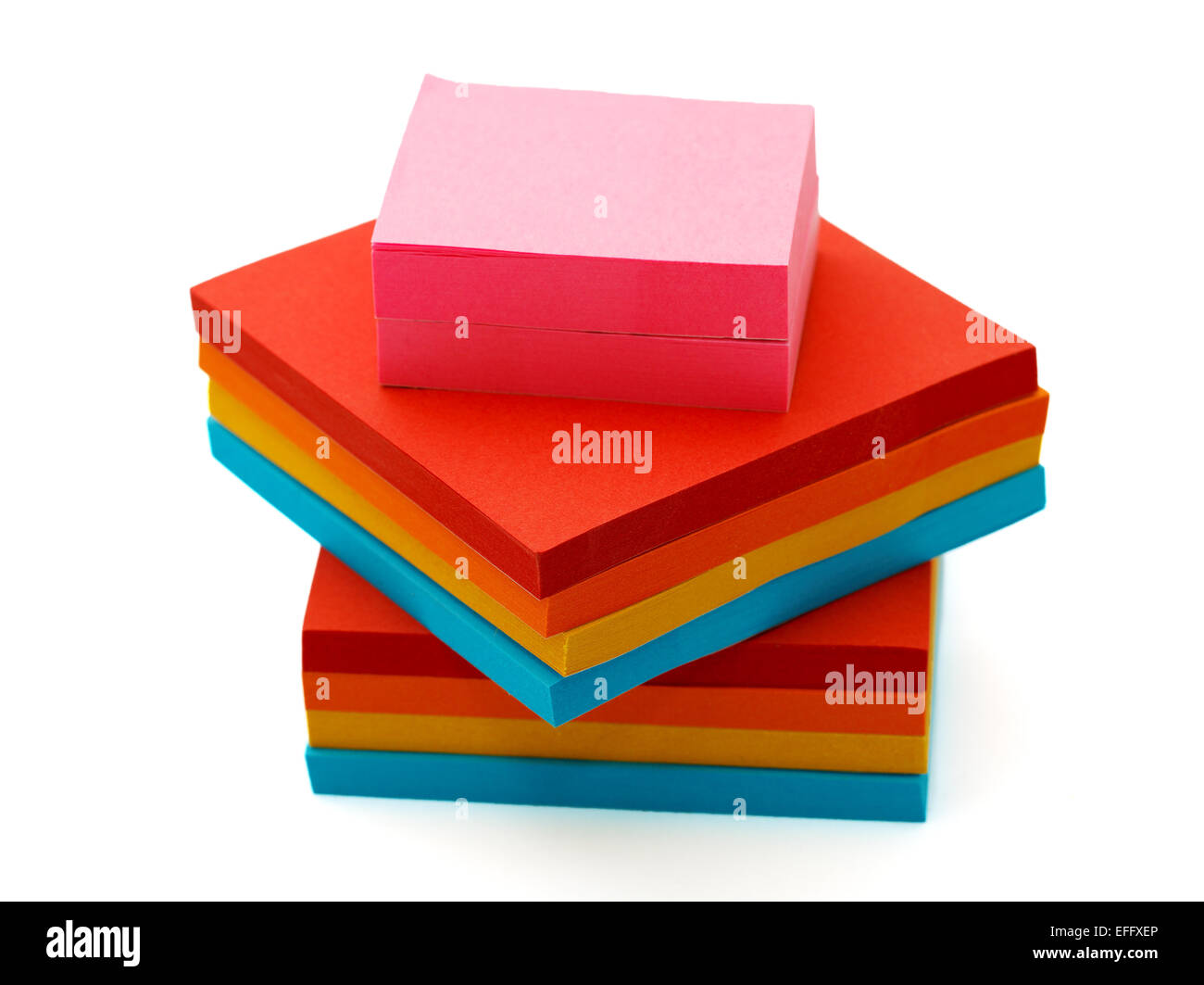 Pile of stickers isolated on a white background Stock Photo - Alamy