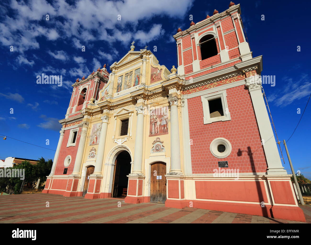 El Calvario church near the centre of, Leon, Nicaragua Stock Photo - Alamy
