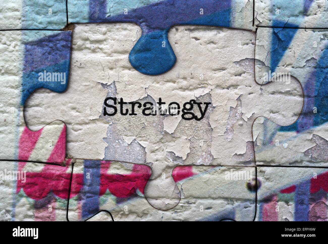 Strategy puzzle concept Stock Photo - Alamy