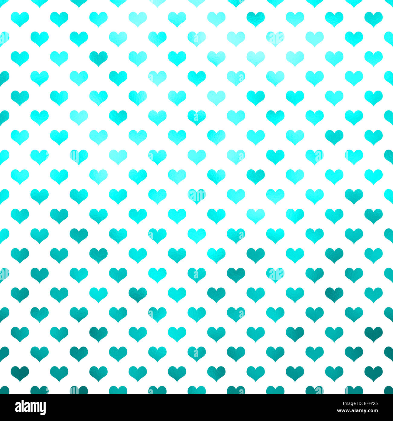 Teal heart pattern hi-res stock photography and images - Alamy