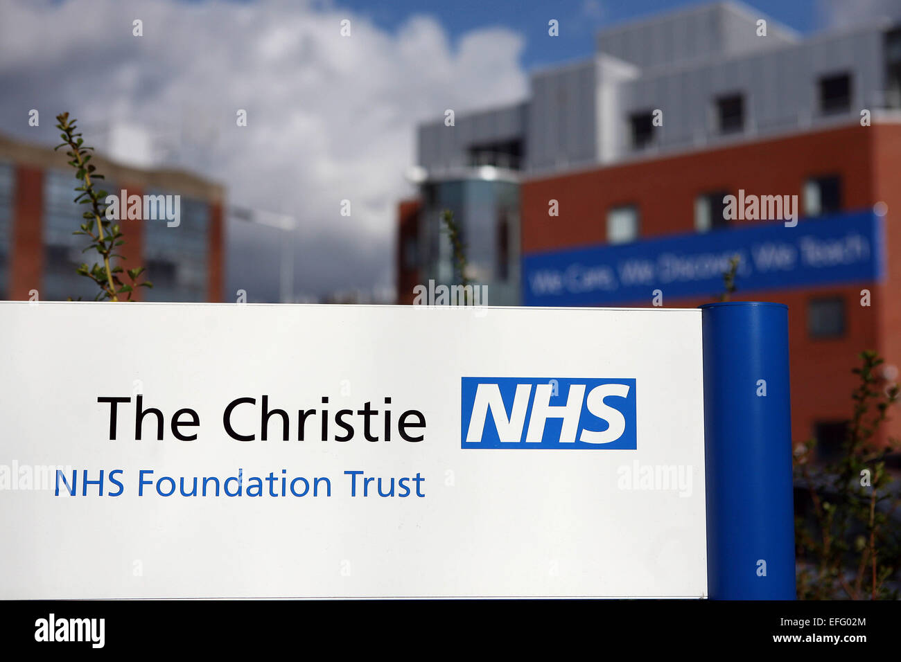 General view of The Christie Hospital, Withington, Manchester Stock ...