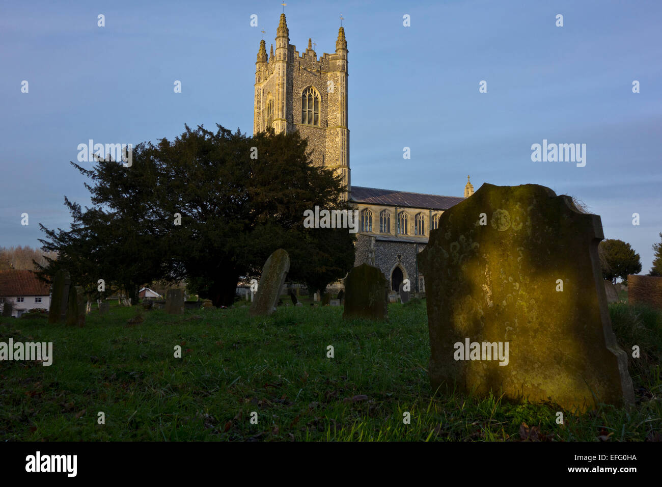 Redenhall Church South Norfolk England UK Stock Photo - Alamy