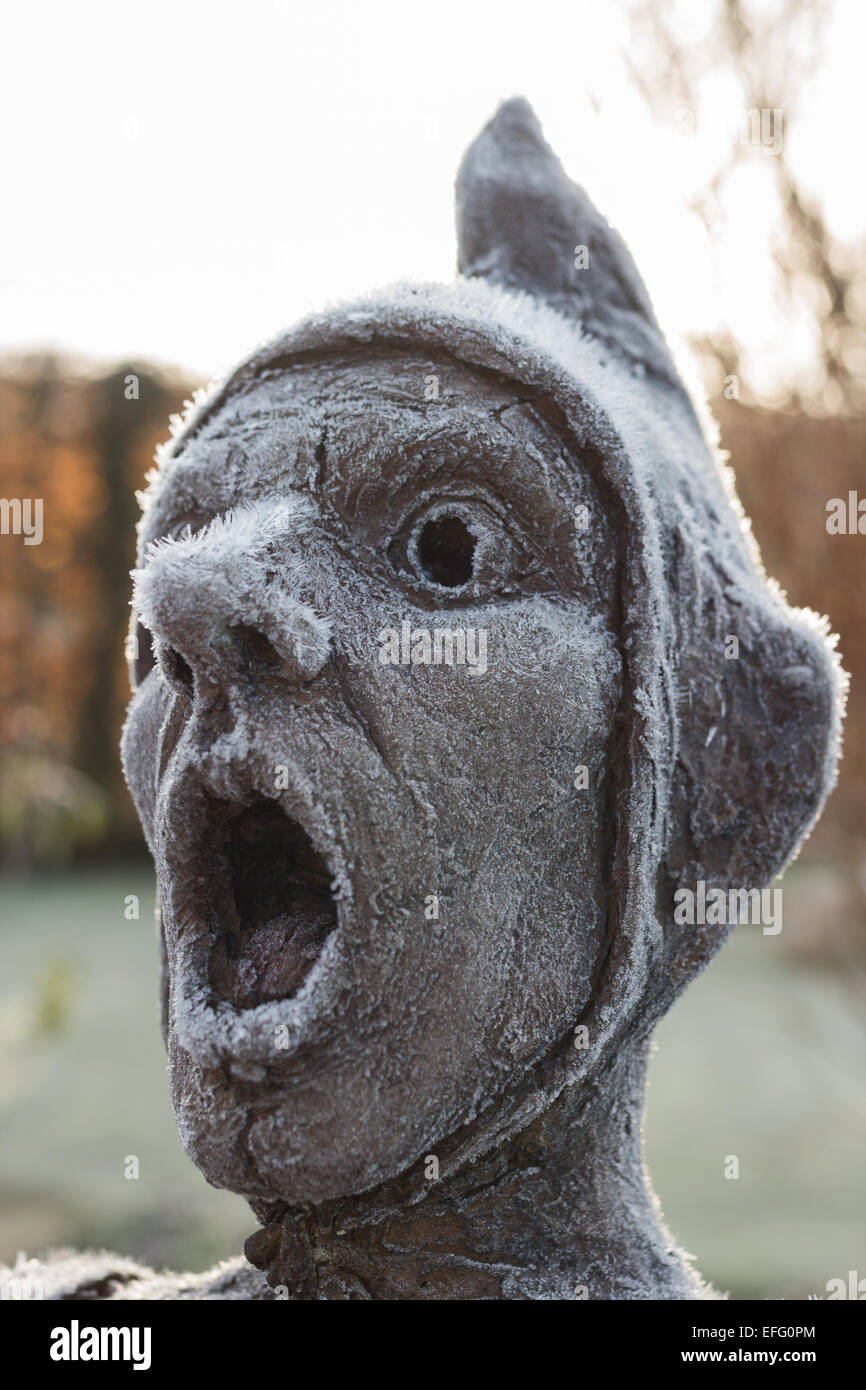 Sculpture of surprised looking male face with frost Stock Photo - Alamy Sculpture of surprised looking male face with frost Stock Photo - Alamy