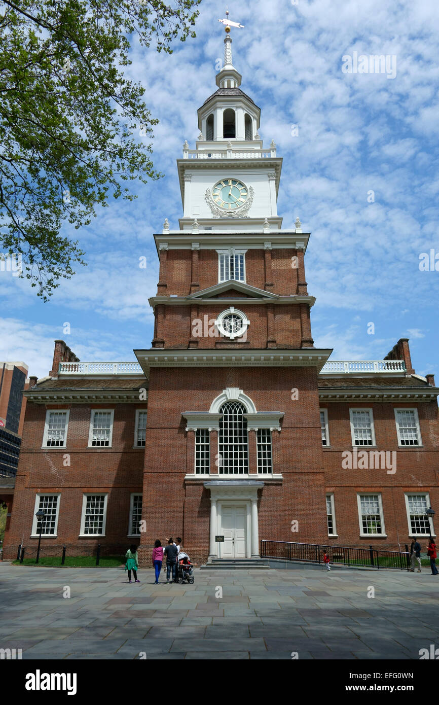 Philadelphia independence hall hi-res stock photography and images - Alamy