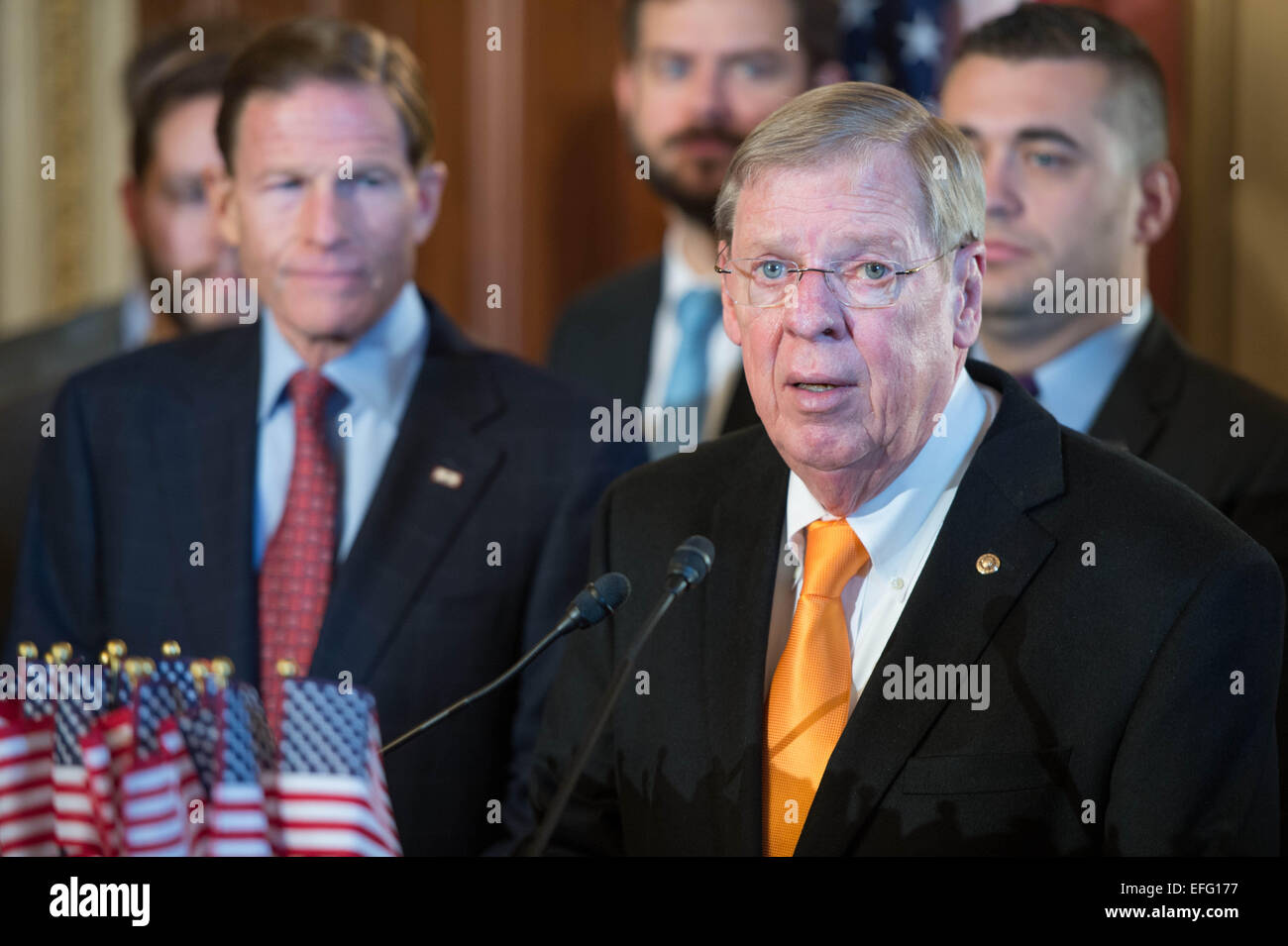 Chairman of the senate veterans affairs committee hi-res stock ...