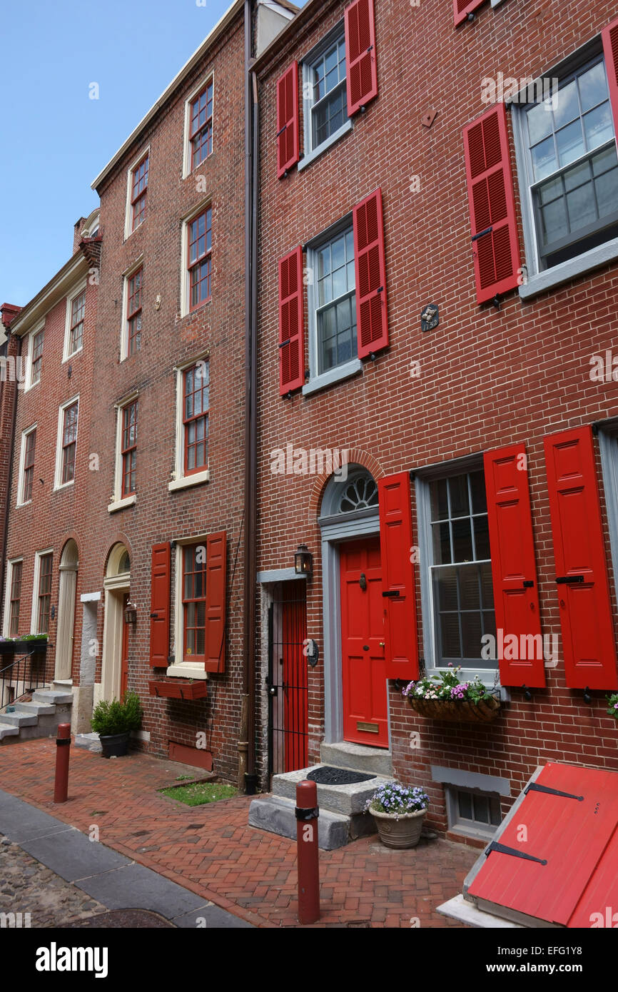 Elfreth alley philadelphia hi-res stock photography and images - Alamy
