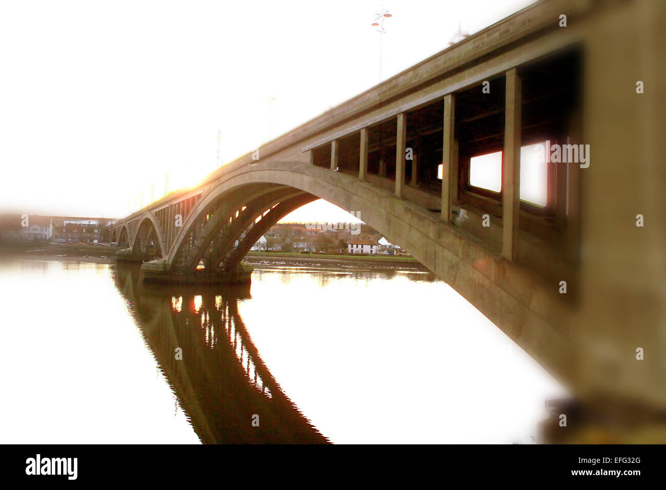 New bridge border crossing hi-res stock photography and images - Alamy