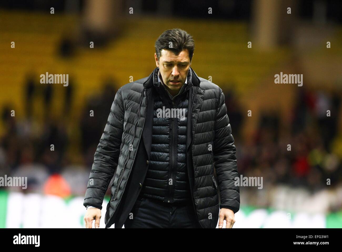 Hubert FOURNIER - 01.02.2015 - Monaco/Lyon - 23eme journee de Ligue 1 ...