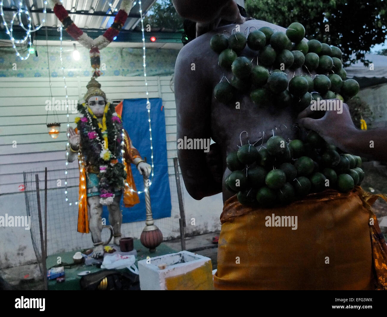 Hindu devotee pierced hook hi-res stock photography and images - Alamy