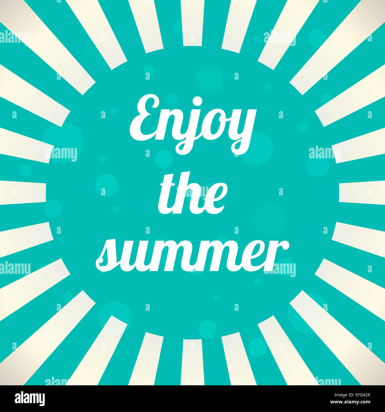 enjoy the summer background, vector illustration, eps10 Stock Photo - Alamy